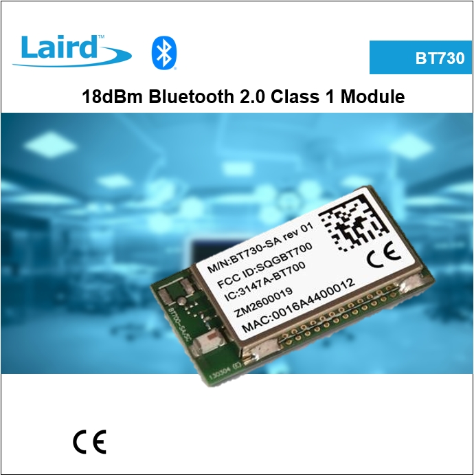 BT730 Class 1 Bluetooth 2.0 Module | McCoy Components