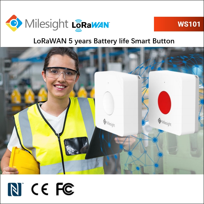WS101 LoRaWAN Smart Button | McCoy Components