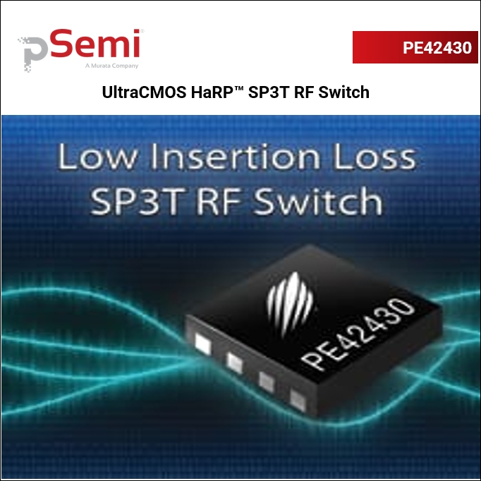 PE42430 SP3T RF switch | McCoy Components