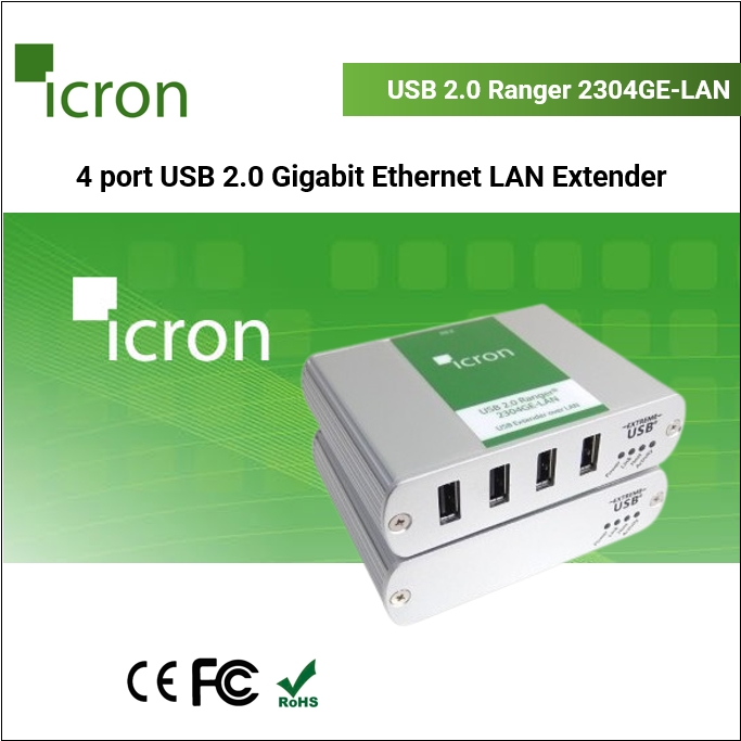 USB 2.0 Ranger 2304GE-LAN | McCoy Components