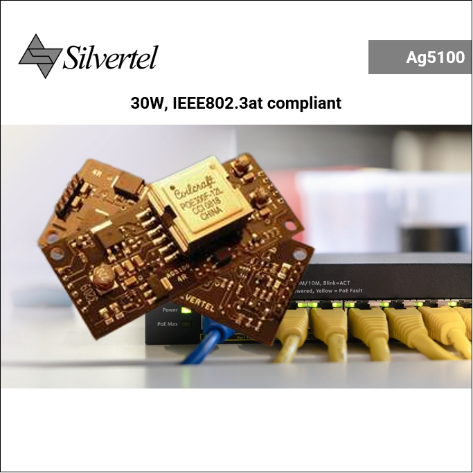 PD Module, 30W, IEEE802.3at compliant, 12V/24V | McCoy Components