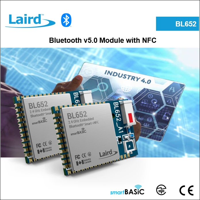 BL652 Bluetooth 5 with NFC | McCoy Components